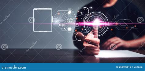 Man Thumbs Up For Fingerprint Scan Personal Encryption Cyber Security Biometric