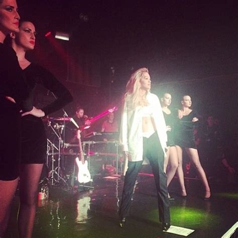 Strip Tease Rita Ora Reveals Calvin Klein Underwear On Stage Fashion