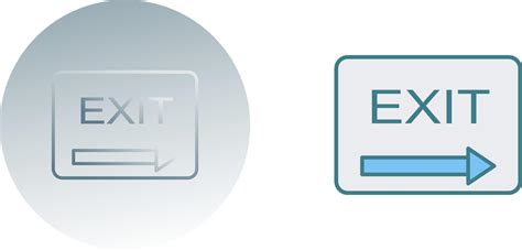 Unique Exit Icon Design 44510672 Vector Art At Vecteezy