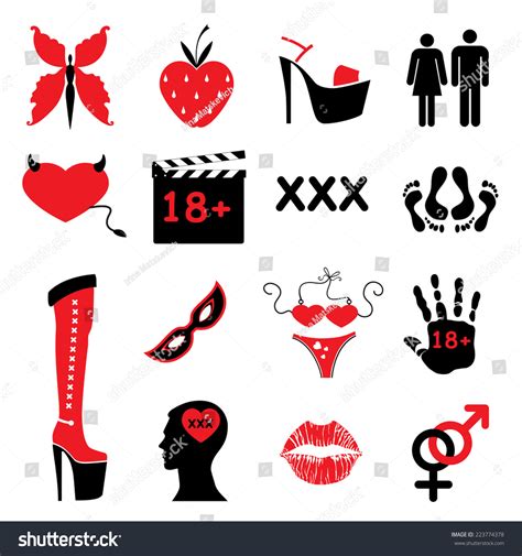Set Characters On Theme Sex Stock Vector Royalty Free 223774378 Shutterstock