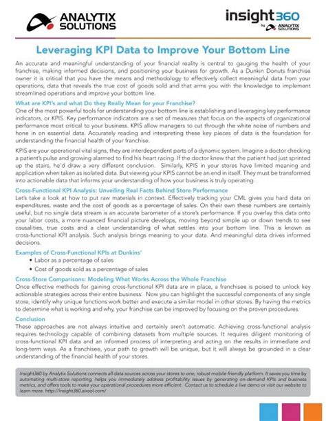 Leveraging KPI Data Copy 1 Pdf