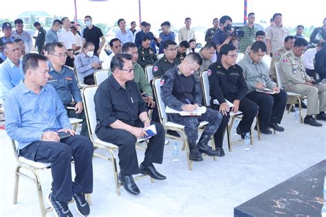 ពិធីបើកការដ្ឋានបុកគ្រឹះសាងសង់ស្ពានក្រវ៉ាត់ក្រុងទី៣ រដ្ឋបាលខេត្តកណ្តាល