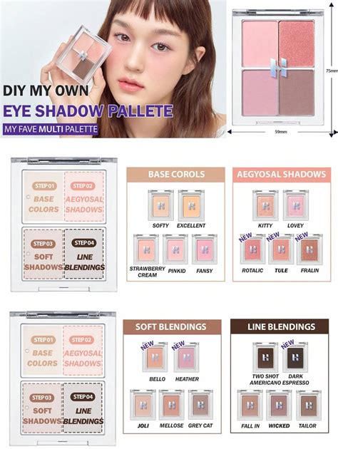 Holika Holika แผ่นอายแชโดว์ Wisteria 14 ชิ้นโปรดของฉัน ผงอายแชโดว์เนื้อ