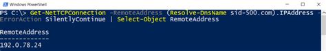 The New Netstat Playing With Get Nettcpconnection Sid 500com