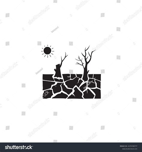 Drought Icon Symbol Sign Vector Stock Vector Royalty Free 2270748777 Shutterstock