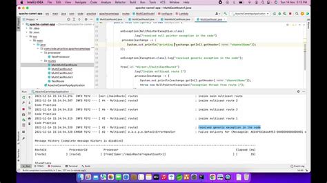Exception Handling In Spring Boot Apache Camel Code Practice Youtube