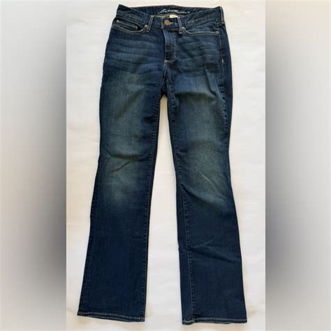 Eddie Bauer Jeans Eddie Bauer Dark Blue Curvy Bootcut Womens Jeans