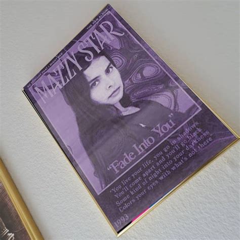 Mazzy Star Poster Vintage Etsy