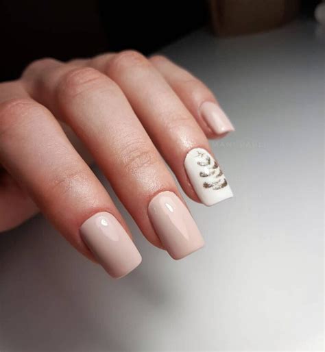 Nude Christmas Nails 20 Styles To Try This Festive Season Nail
