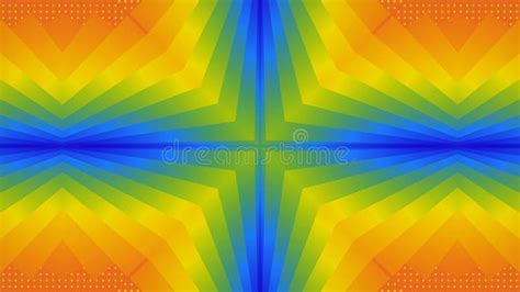 Colorful Kaleidoscopic Infinitely Moving Background 3d Render Loop