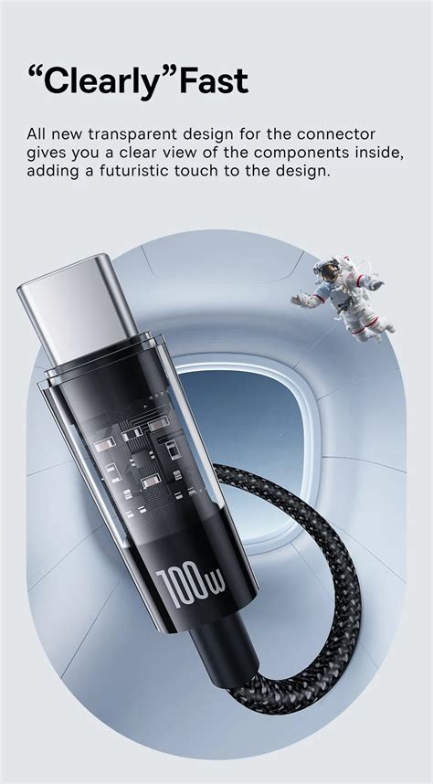 Baseus Cable Type C Reinforced Connectors Anti Break Design