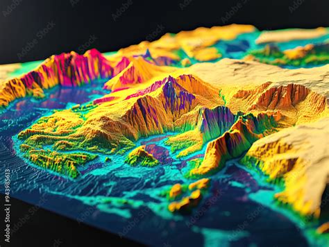 Technical Aerial Visual 3d Lidar Gis Aerial Map Satellite Scan Model