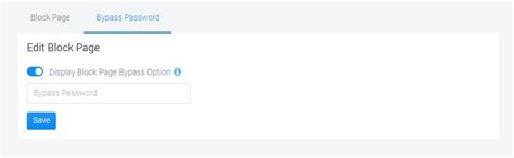Add A DNS Filtering Block Page