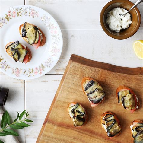 부드럽고 바삭하고 상큼한 가지브루스케타 네이버 블로그