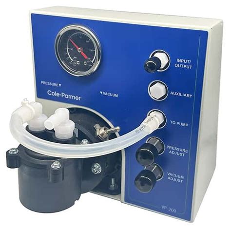 Cole Parmer Vp 200 Air Cadet Vacuumpressure Pump Station Diaphragm 0