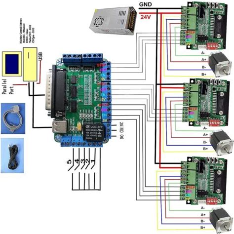 Us】4 Axis Nema 23 Stepper Motor 76mm Ubuy India