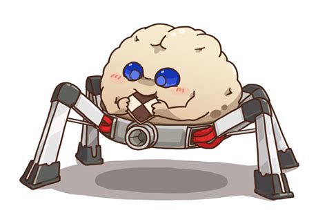 Safebooru 1other Arachnotron Blue Eyes Blush Blush Stickers