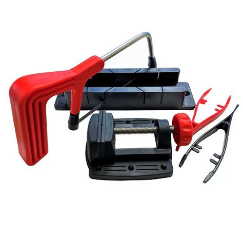 Craft And Model Tool Set Mini Mitre Hack Saw Plastic Drill Vice Andtweezers Scale Model Shop