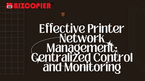 Effective Printer Network Management Centralized Control And Monitoring Ricoh Color Mfp
