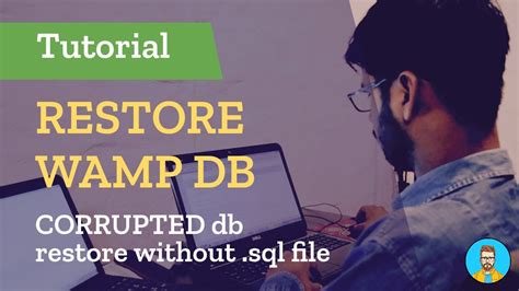 How To Recoverrestore Mysql Database From Corrupted Wamp Server Youtube