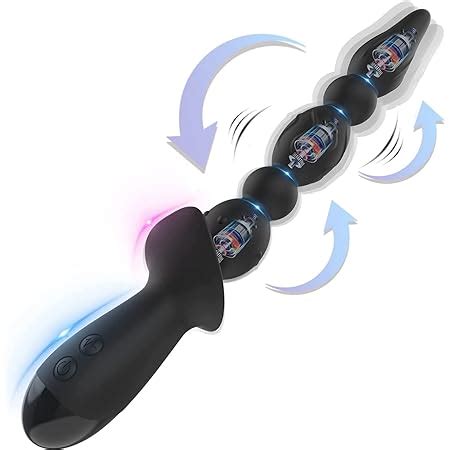 Amazon Com Vibrating Anal Beads Butt Plug Remote Control Flexible