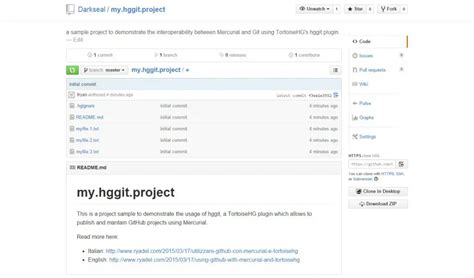 Using Github With Mercurial And Tortoisehg