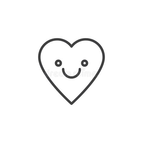 Simple Heart Outline Emoji