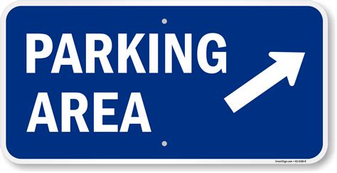 Parking Space Sign Parking Zone Awareness Display