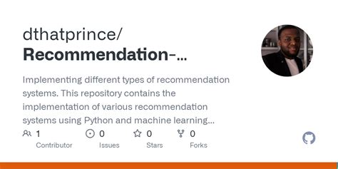 Github Dthatprincerecommendation System With Python Machine Learning