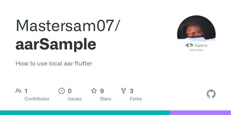 Github Mastersam07aarsample How To Use Local Aar Flutter