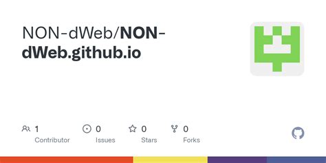 GitHub NON DWeb NON DWeb Github Io