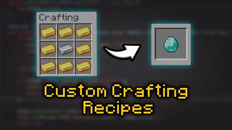 Code Custom Crafting Recipes In Minecraft 121 Minecraft Coding Tutorial Education Youtube