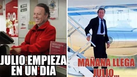 En Solo Horas Inicia El Mes De Julio Y Los Memes De Julio Iglesia Están