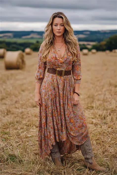 10 Fall Western Wedding Guest Dresses In November Rustic And Chic Outfit