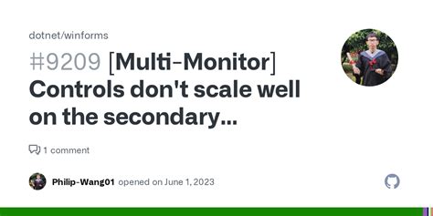 Multi Monitor Controls Dont Scale Well On The Secondary Monitor When