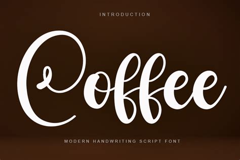 Coffee Font By Creatype Designer · Creative Fabrica
