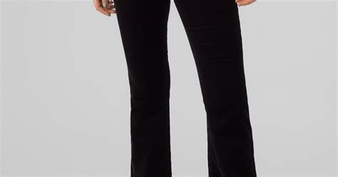 Vmsiga Høj Talje Fløjlsbukser Sort Vero Moda®