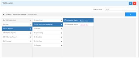 Creating Bar Chart Report With Date Picker Using Community Reporting Interface