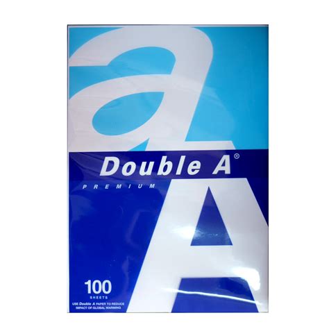 กระดาษถ่ายเอกสาร แพ็คเล็ก A4 80 แกรม 40 100แผ่น ตรา Double A Copy