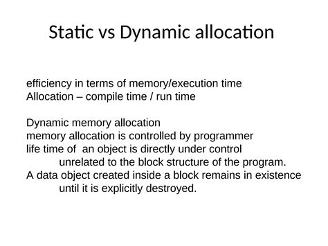 Memory Management For C And C Language Ppt