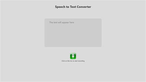 Speech To Text Converter With Html Css Js Codewithcurious