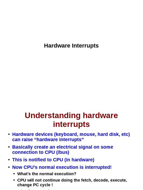 3hardware And Software Interrupts Pdf Booting Operating System