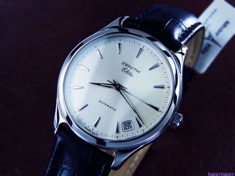 ZENITH ELITE DATE FUNC ST STEEL SKELETON AUTOMATIC SILVER DIAL Zenith Watches Zenith Silver