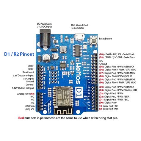 Wemos D1 R2 Wifi Uno Based Esp8266 For Arduino Without Micro Usb Cable Arduino Uno Board