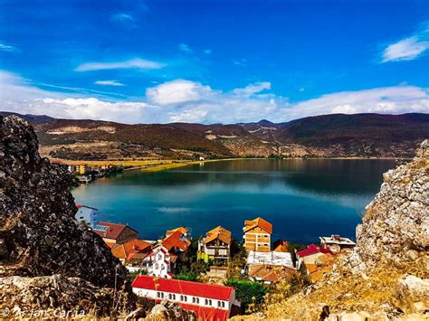The Beautiful Village Of Lin Pogradec Albania