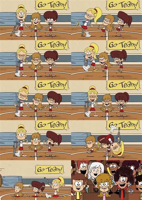 Loud House Lynn Margo And Paula School Cheer By Dlee1293847 On