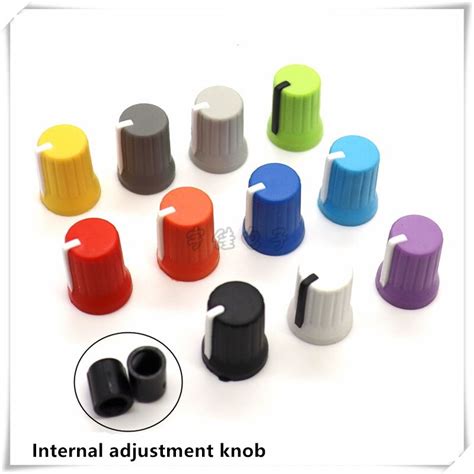 고무 하프 샤프트 노브 직경 15mm 높이 20mm 부드러운 고무 전위차계 노브 D자형 내부 구멍 6mm 2 개스위치 캡 Aliexpress