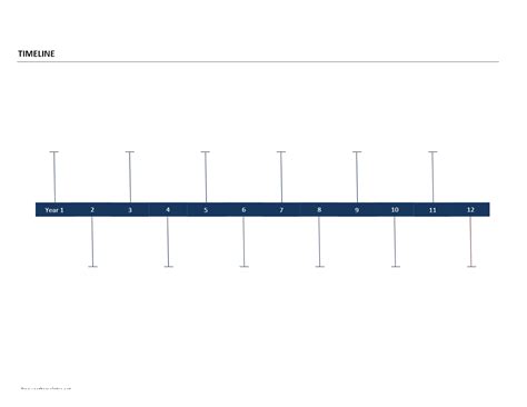 Project Timeline Template Word