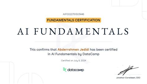 Nominated For Datacamp Ai Exam Abderrahmen Jedidi Posted On The Topic