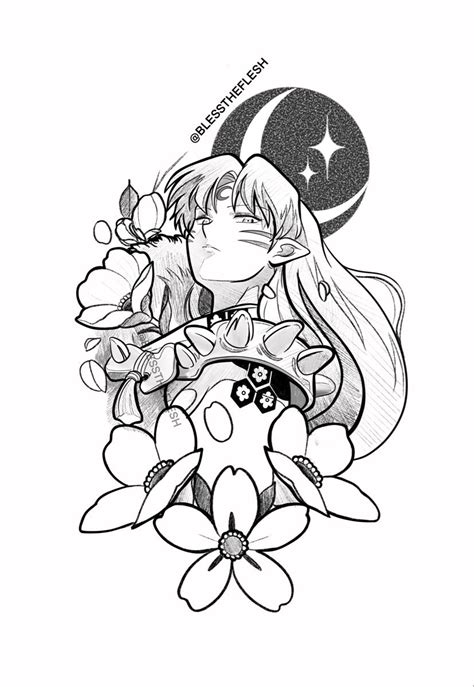 Sesshomaru Inuyasha Tattoo Design Manga Tattoo Design Sesshomaru